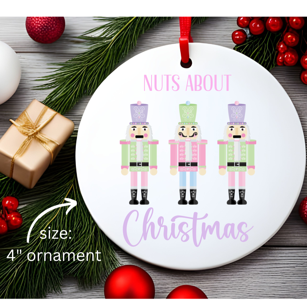 Nuts About Christmas Ornament – Vinylbug Designs